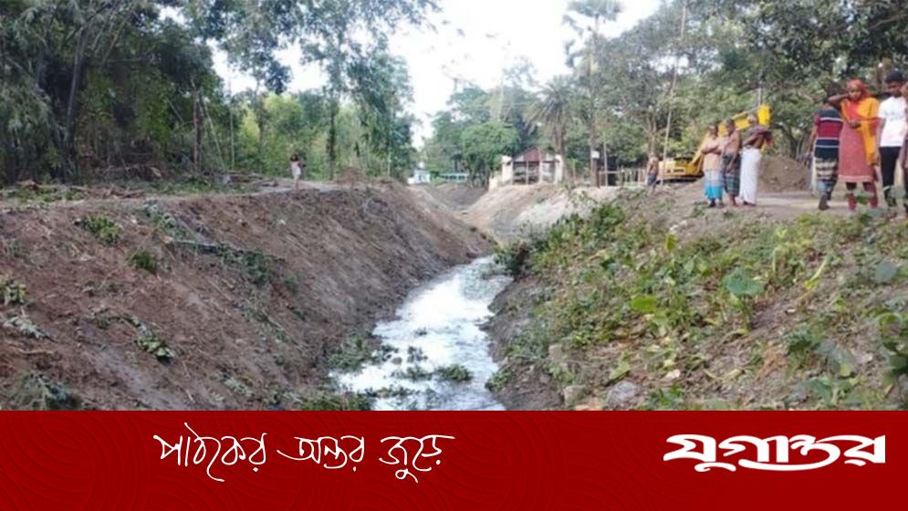 টাঙ্গাইলে ৫০ বছর পর দখলমুক্ত হলো খাল